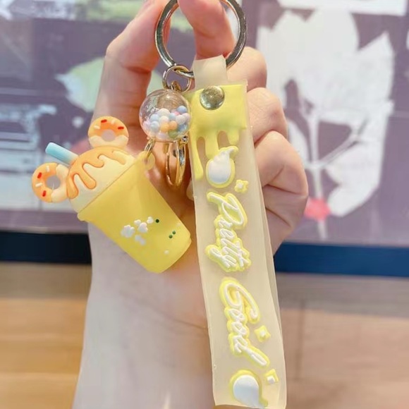 Bags | Milkshake Bag Charm Keychain | Poshmark